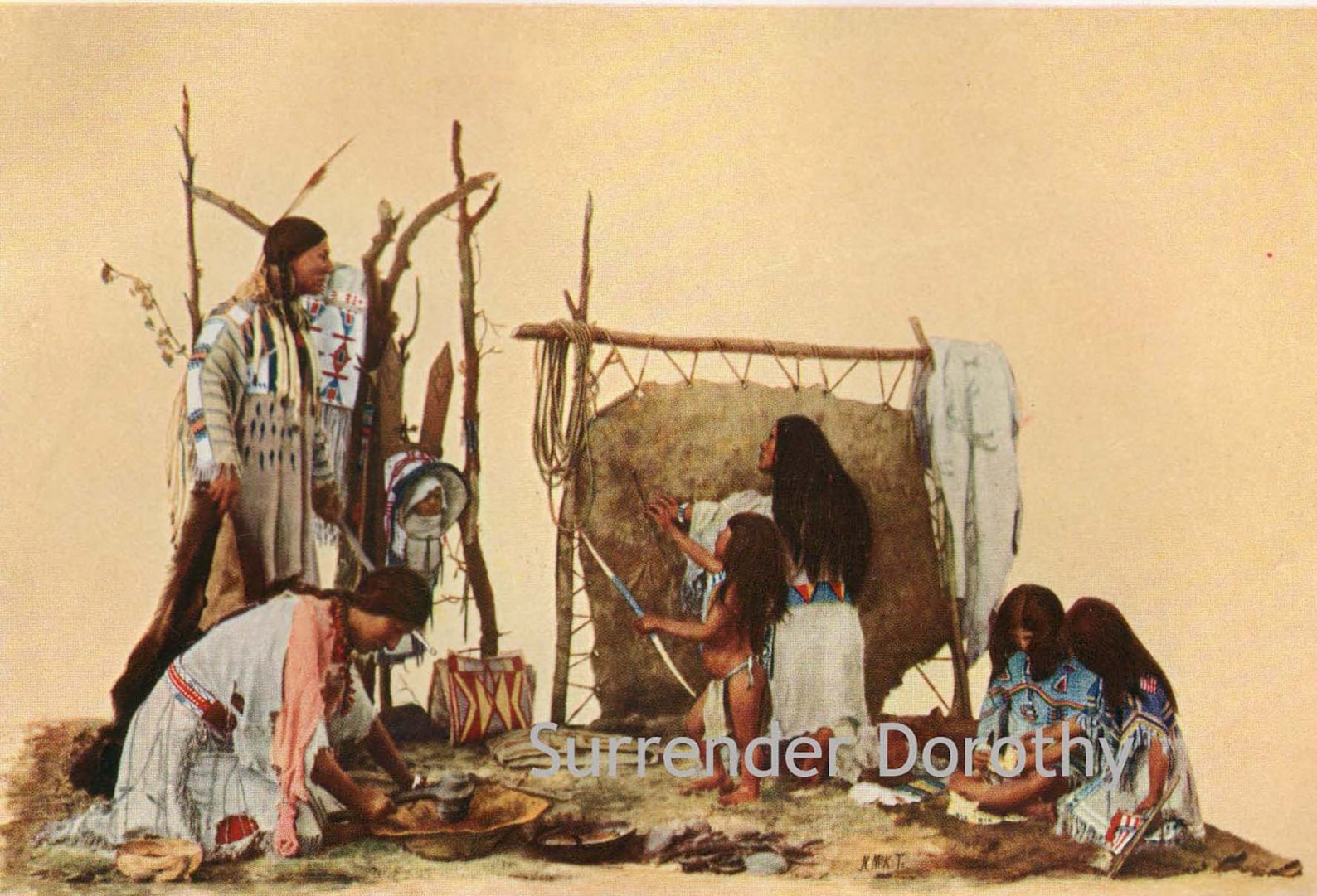 Sioux Indian Family Native American Cultural Anthropology 1927 - Etsy