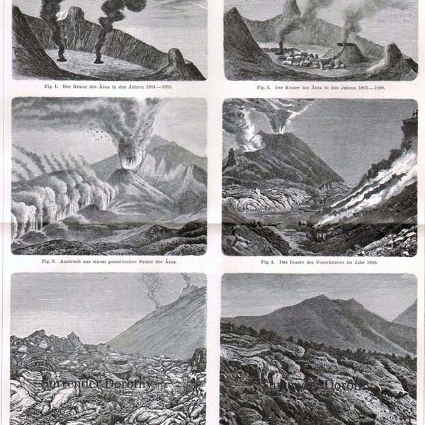 Mount Vesuvius - Etsy