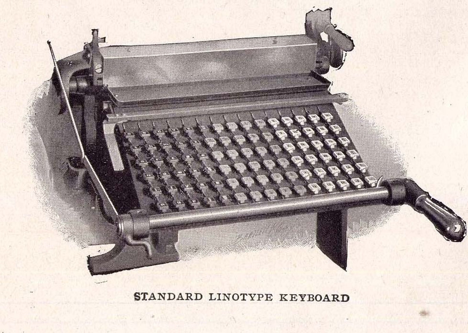 Type Setting Printing Machines 1912 Linotype Monotype Printers - Etsy
