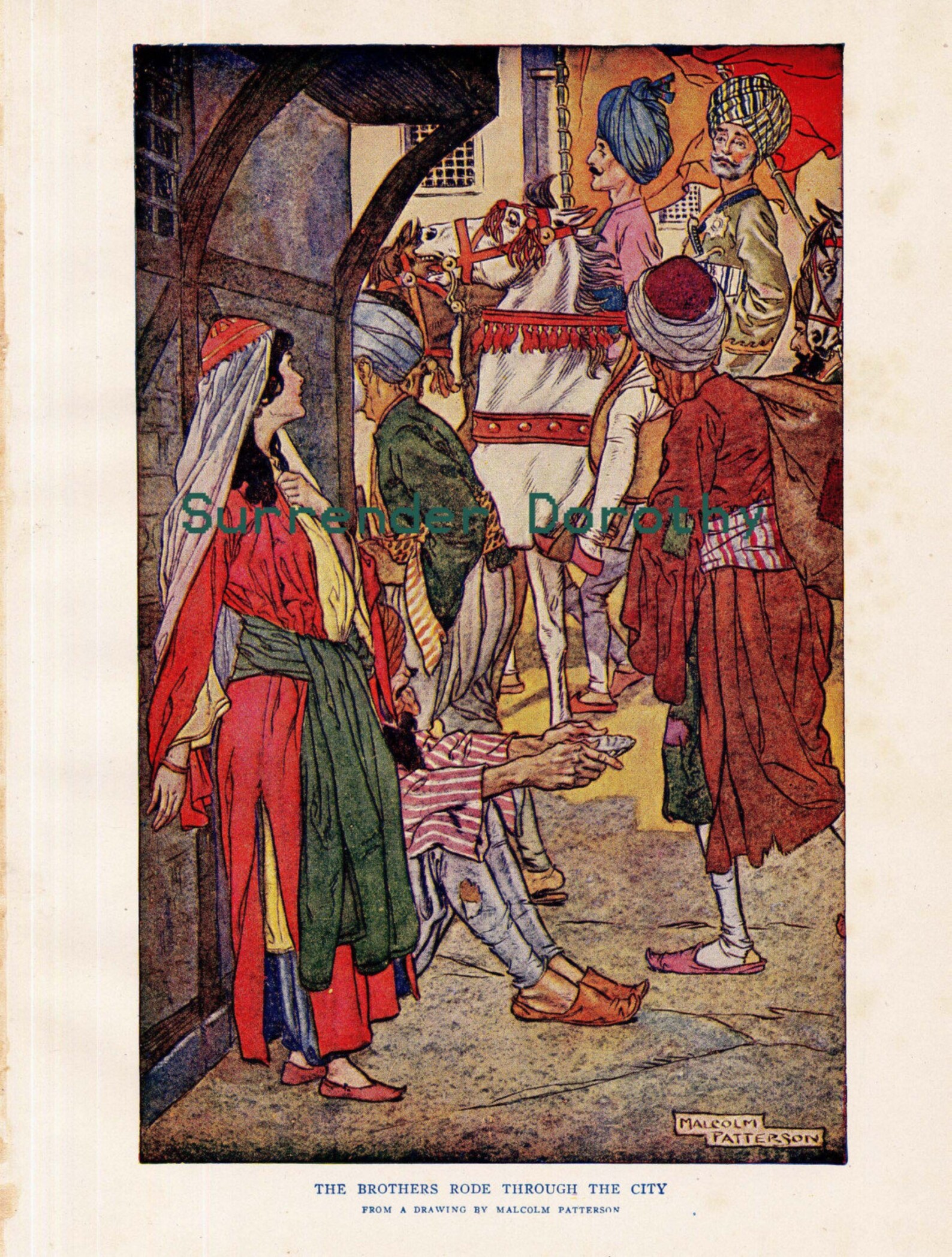 Hiding Princess Scottish Artist Malcolm Patterson 1920s Children's ...