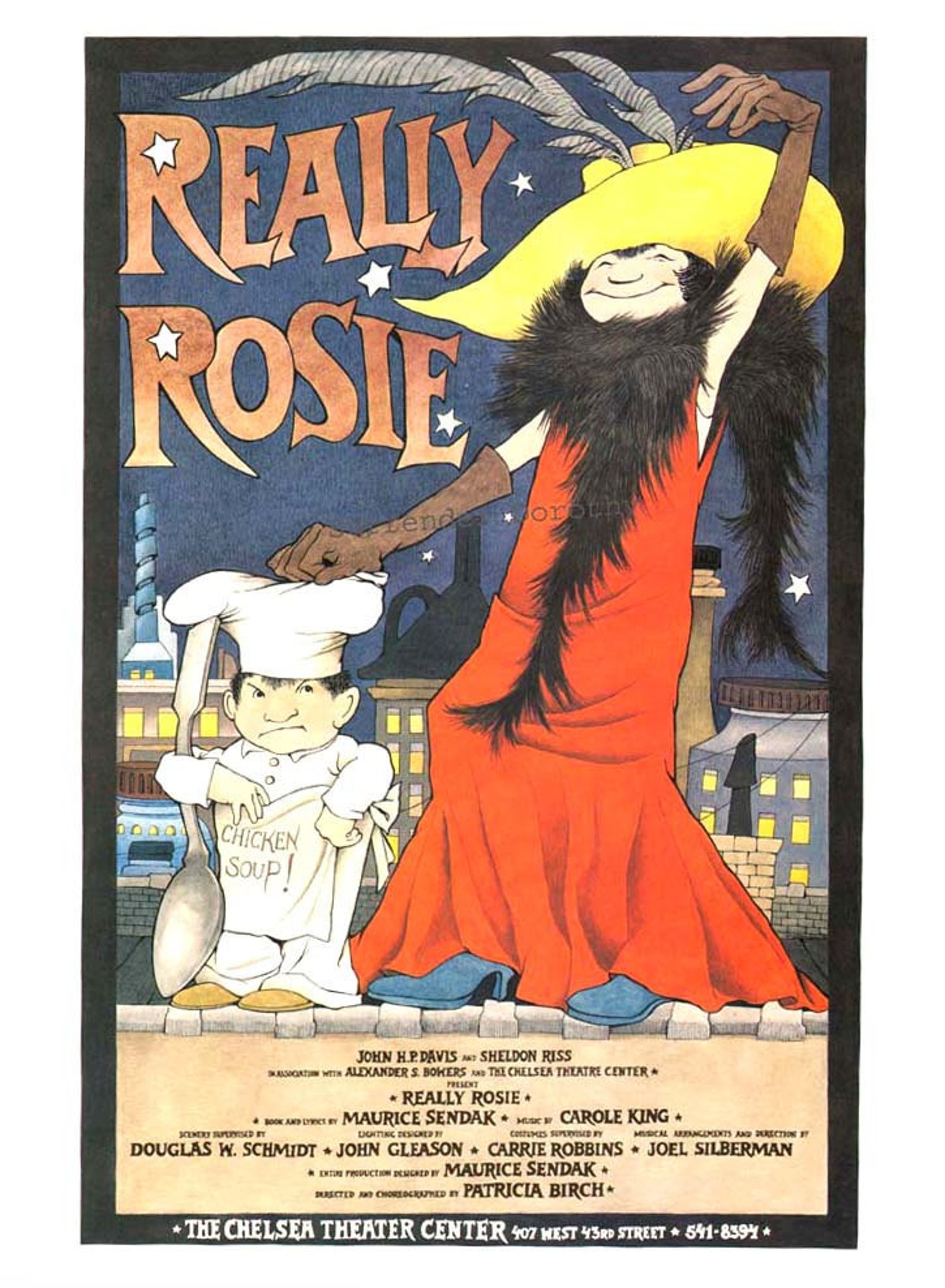 Really Rosie Maurice Sendak Original Children's Nursery Poster to Frame ...