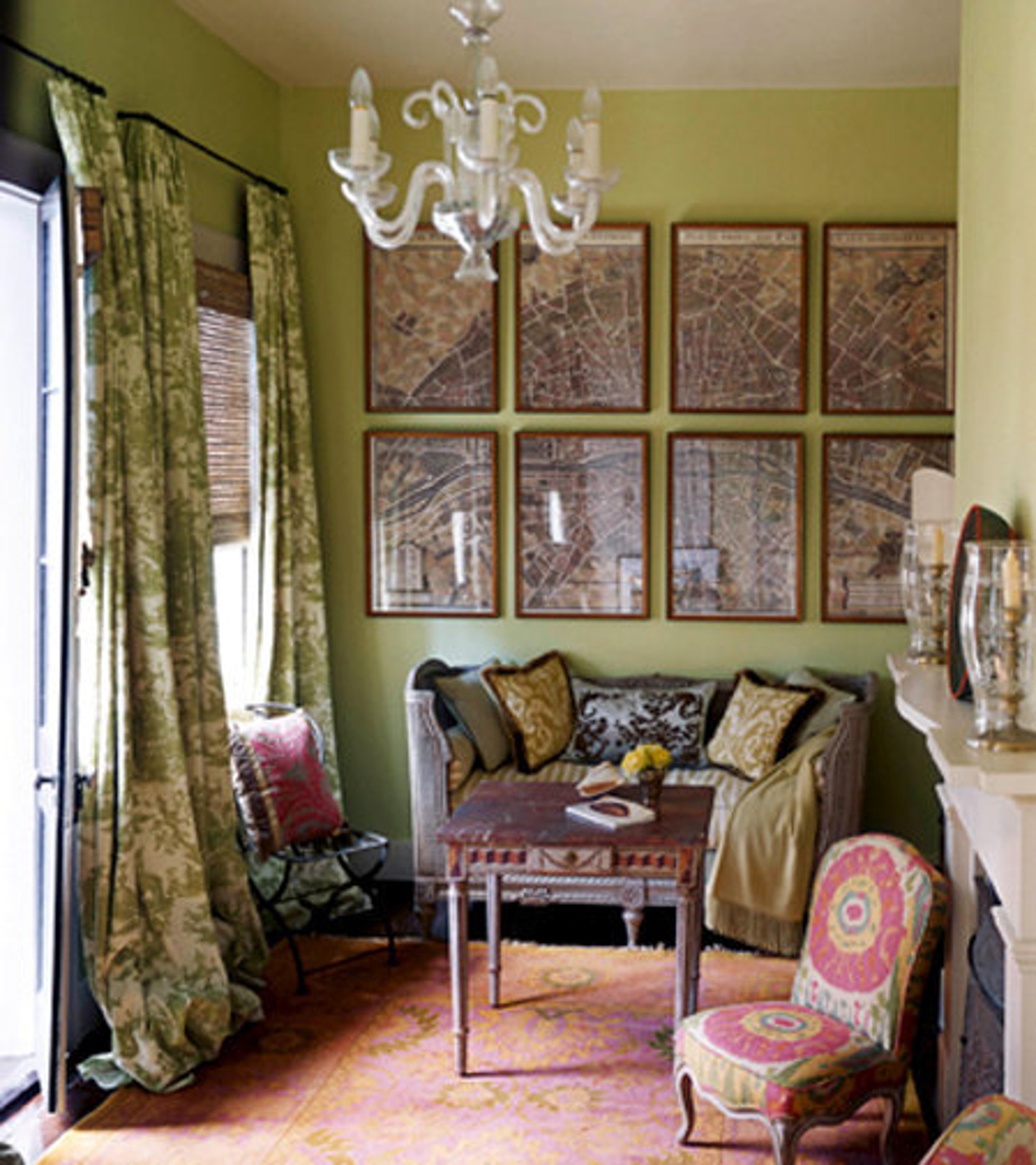 Georgia Map United States USA 1896 Victorian Vintage Antique Copper ...