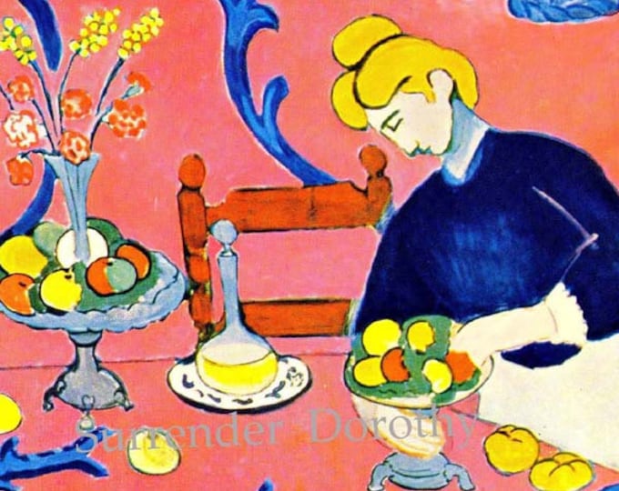 Henri Matisse Harmony in Red 1908 Art Masters Color Lithograph - Etsy