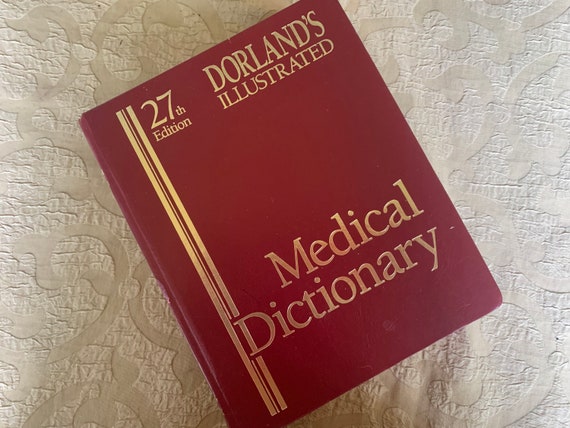 Dorland's Illustrated Medical Dictionary 27th EDITION 1988 - Etsy