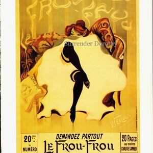 Le Frou Frou Magazine France Weiluc Vintage Victorian Advertisement ...