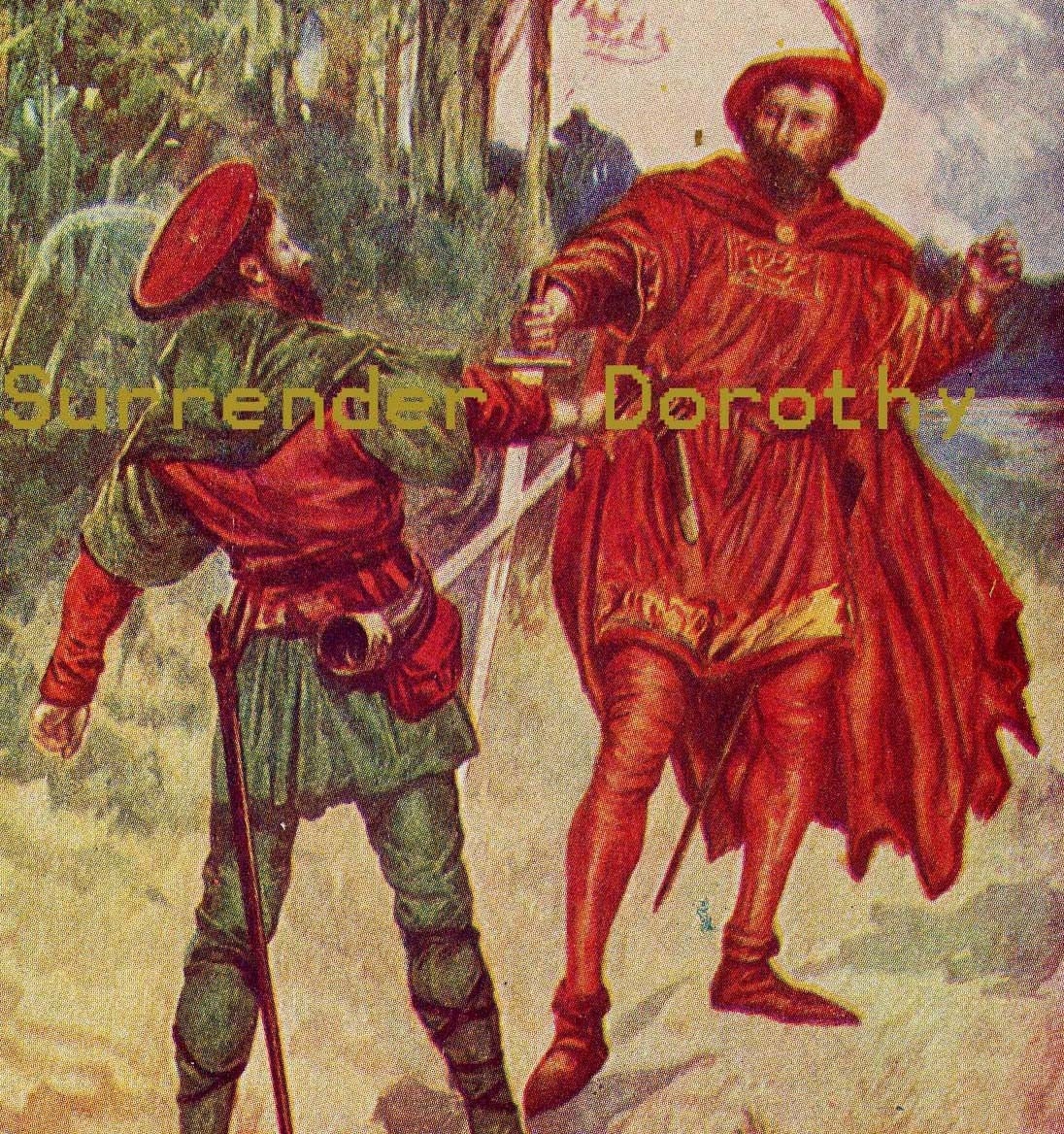 Sir Robin Hood Vintage Children's Print Lithograph Heroes of England ...