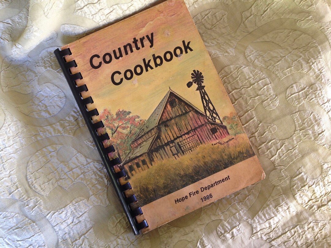 Hope Maine Fire Department Cookbook Comb Bound 1984 Softcover Cook Book ...