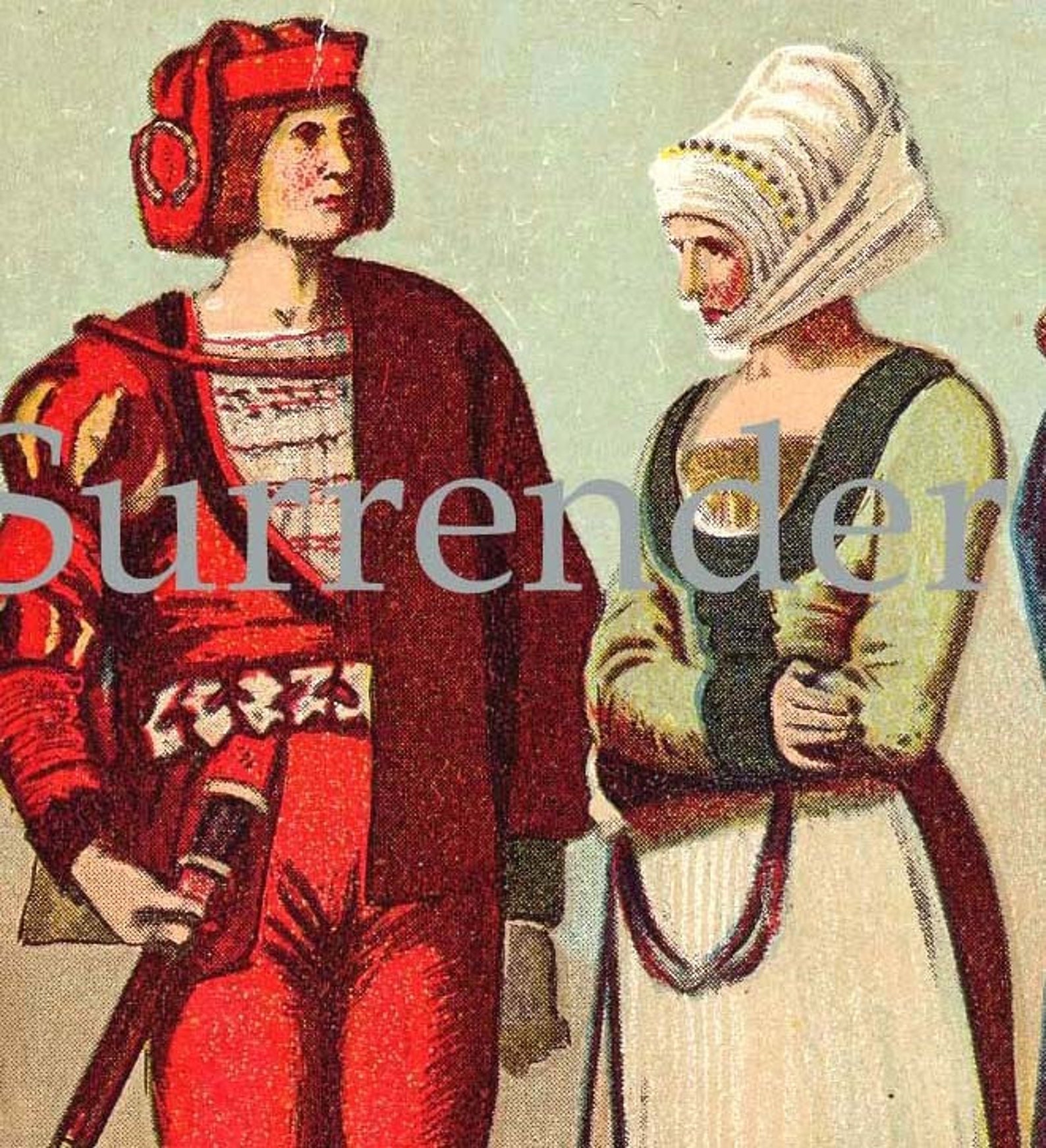 Costumes of the Reformation England France Women Men Chromolithograph ...