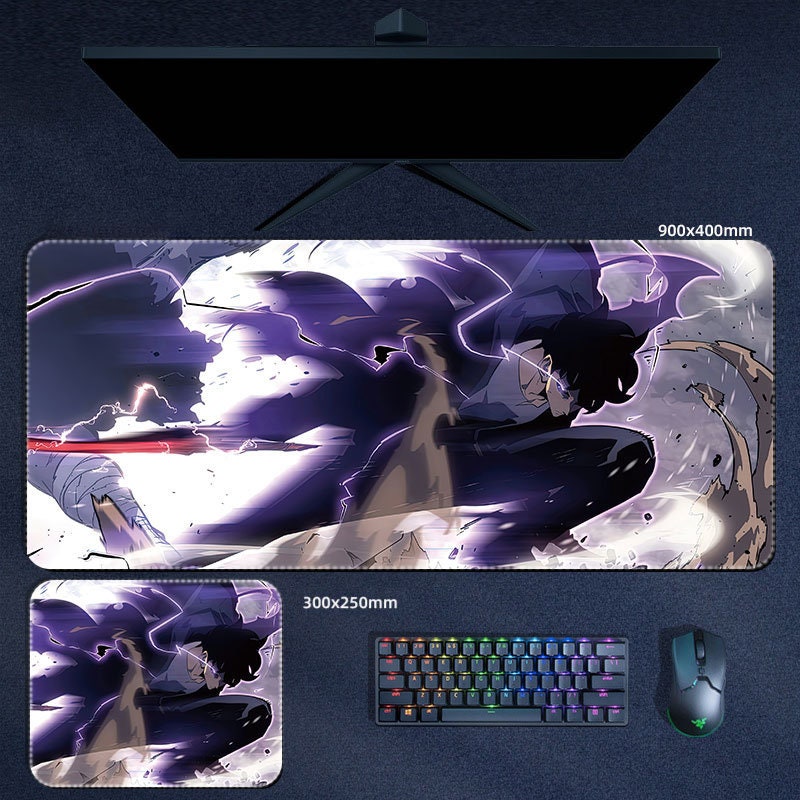 Custom High Quality Solo Leveling Gaming Mouse Pad Various Sizing Solo ...