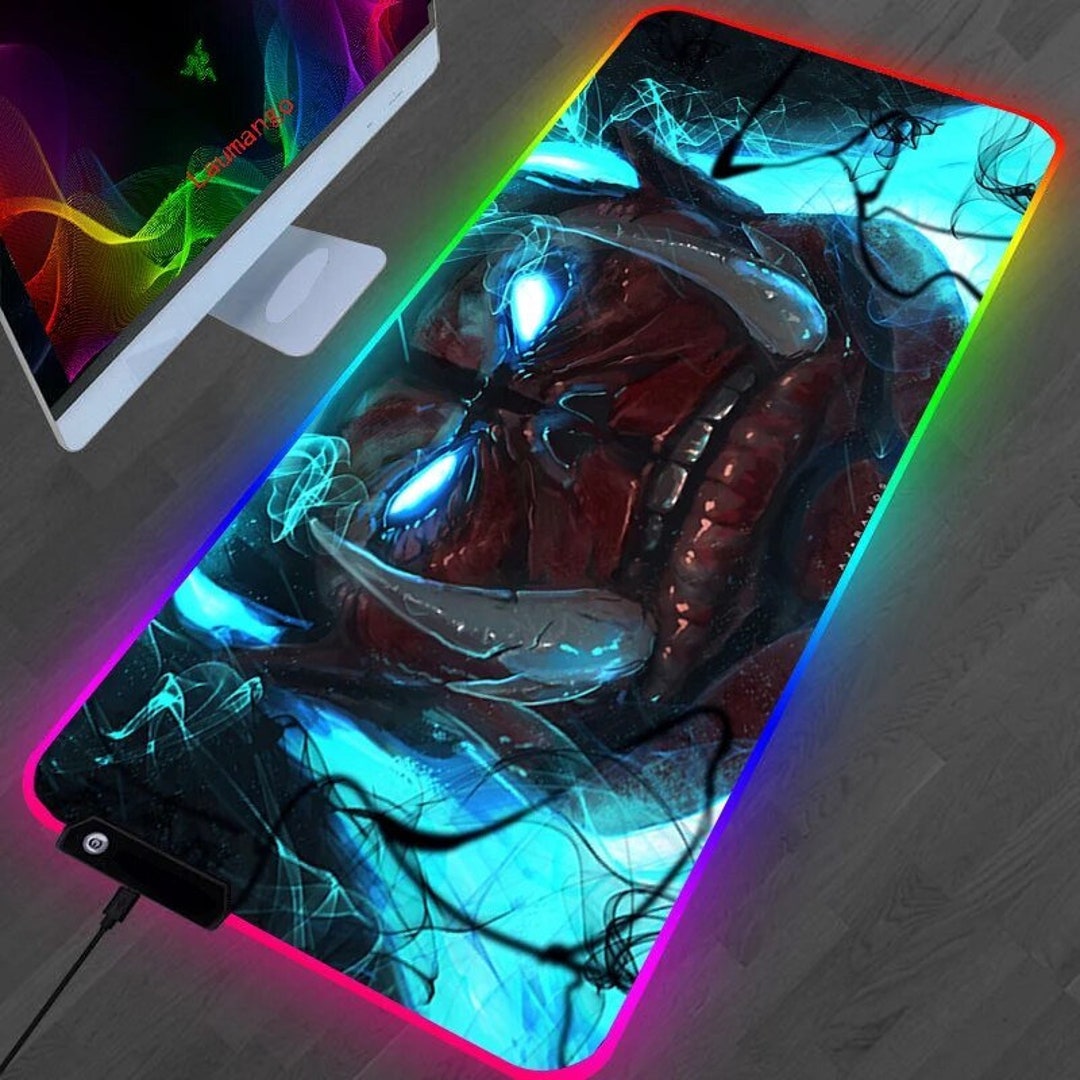 Custom High Quality RGB Solo Leveling Gaming Mouse Pad Various Sizing ...