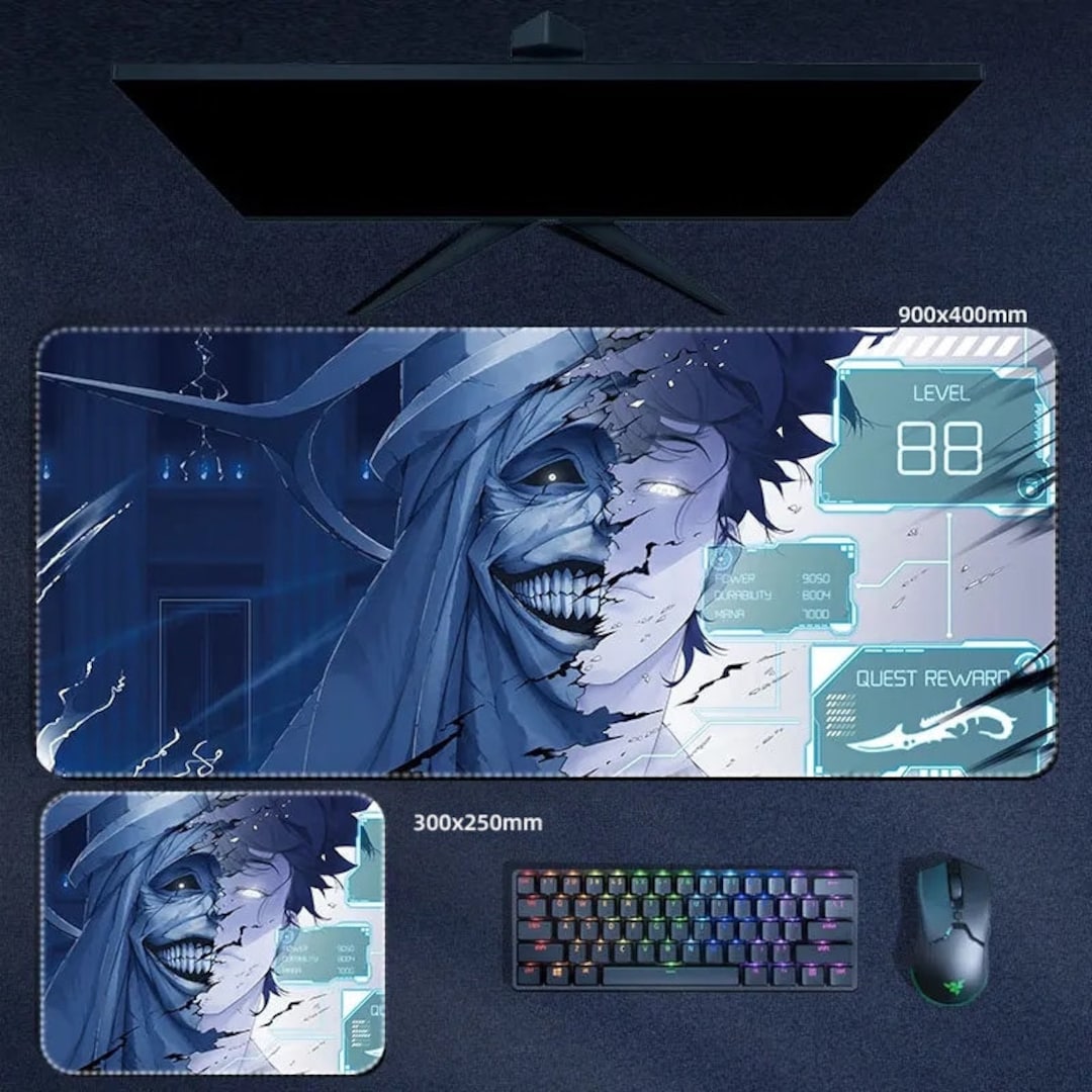 Custom High Quality Solo Leveling Gaming Mouse Pad Various Sizing Solo ...