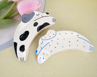 Dog Hair Clips, Cute Dog Hair Claws, Acetate Hair Clips, Animal Hair ...