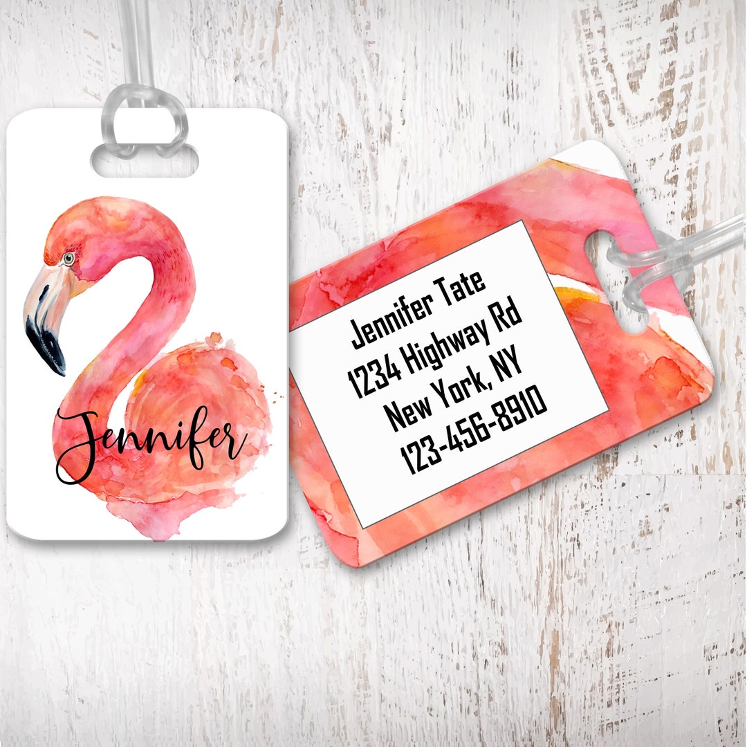 Personalized Luggage Tag, Airport Bag Tag, Custom Luggage Identifier ...