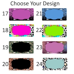 Personalized Front License Plate: Monogrammed Car Tag - Etsy