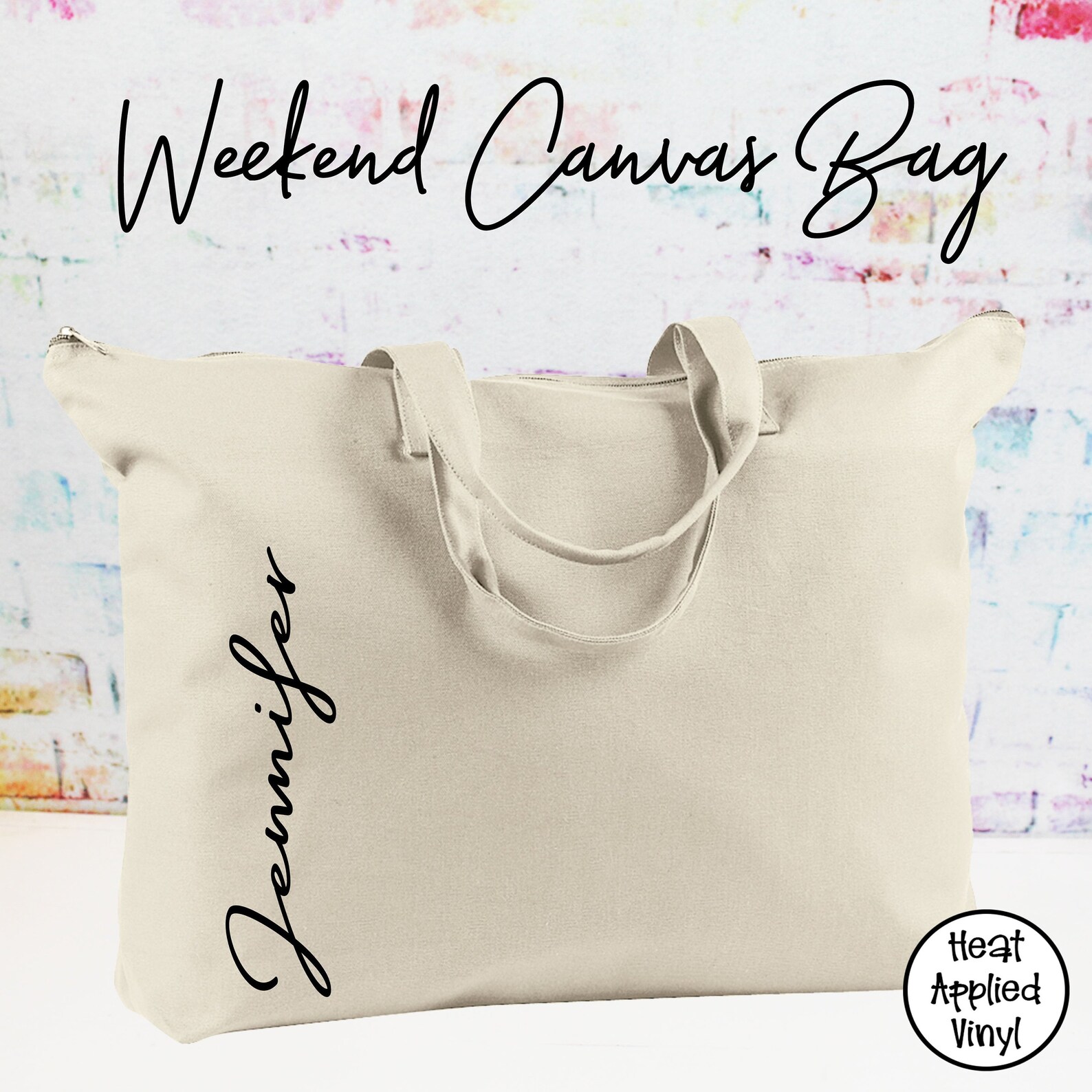 Personalized Weekender Bag/ Bridesmaid Gift/ Wedding Party - Etsy