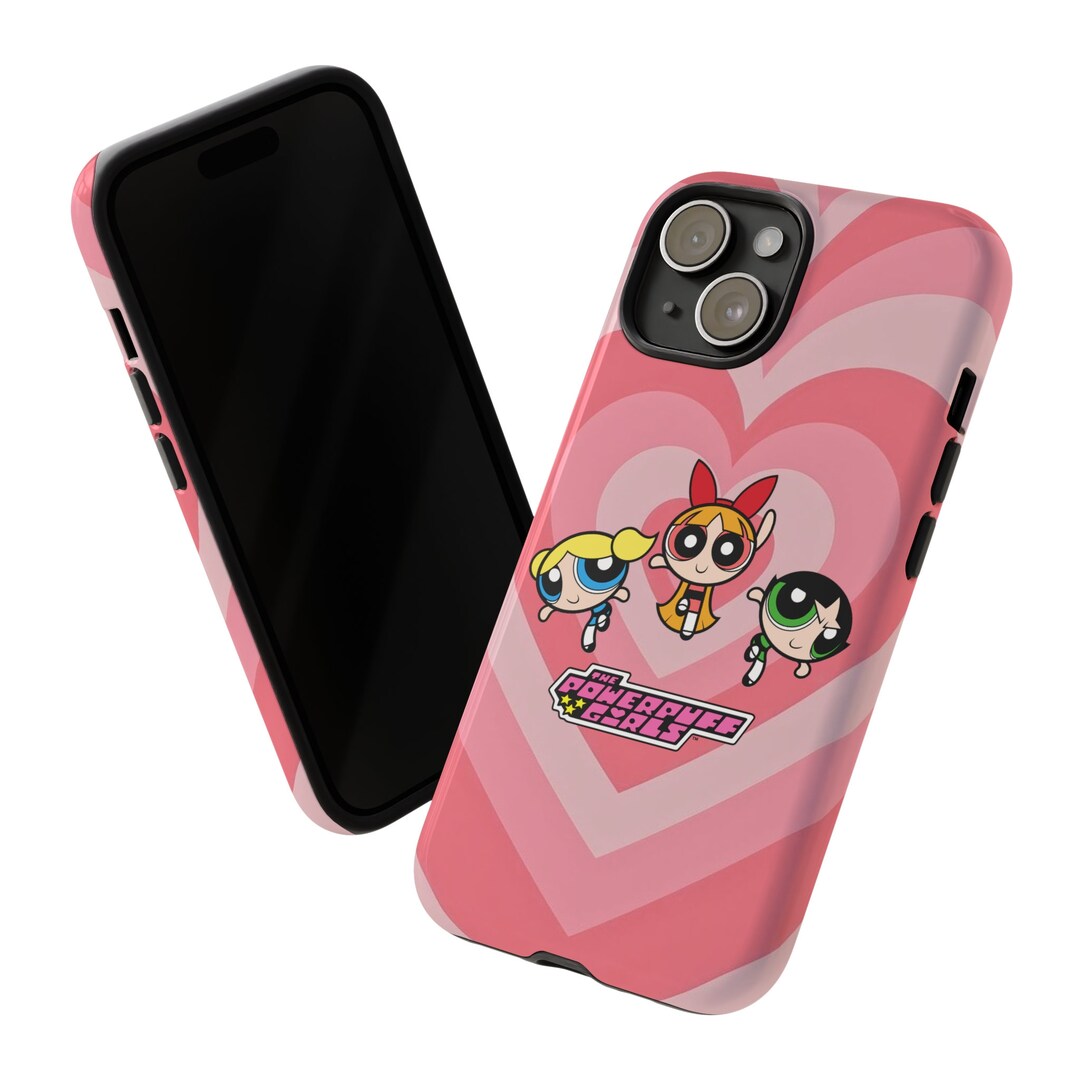 Powerpuff Girls Phonecase - Glossy or Matt Pink - Etsy