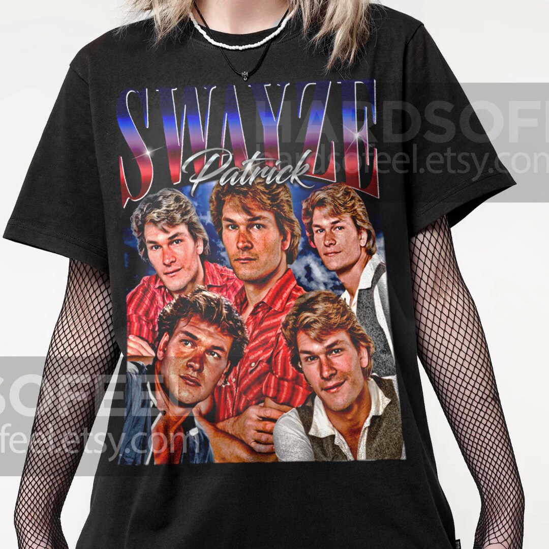 Limited Patrick Swayze Vintage T-shirt, Gift for Women and Man Unisex T ...