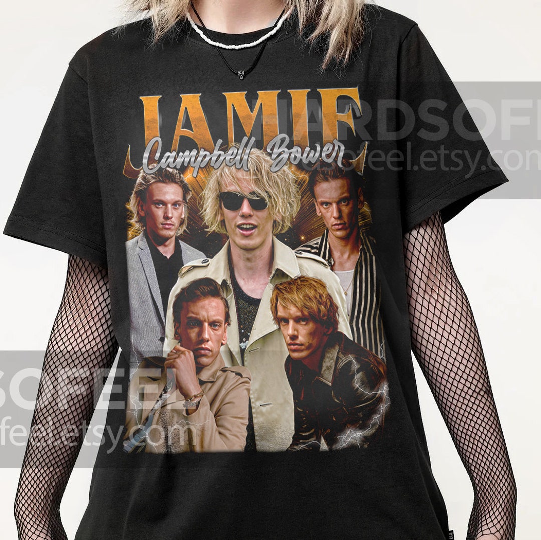Limited Jamie Campbell Bower Vintage T-shirt, Gift for Women and Man ...