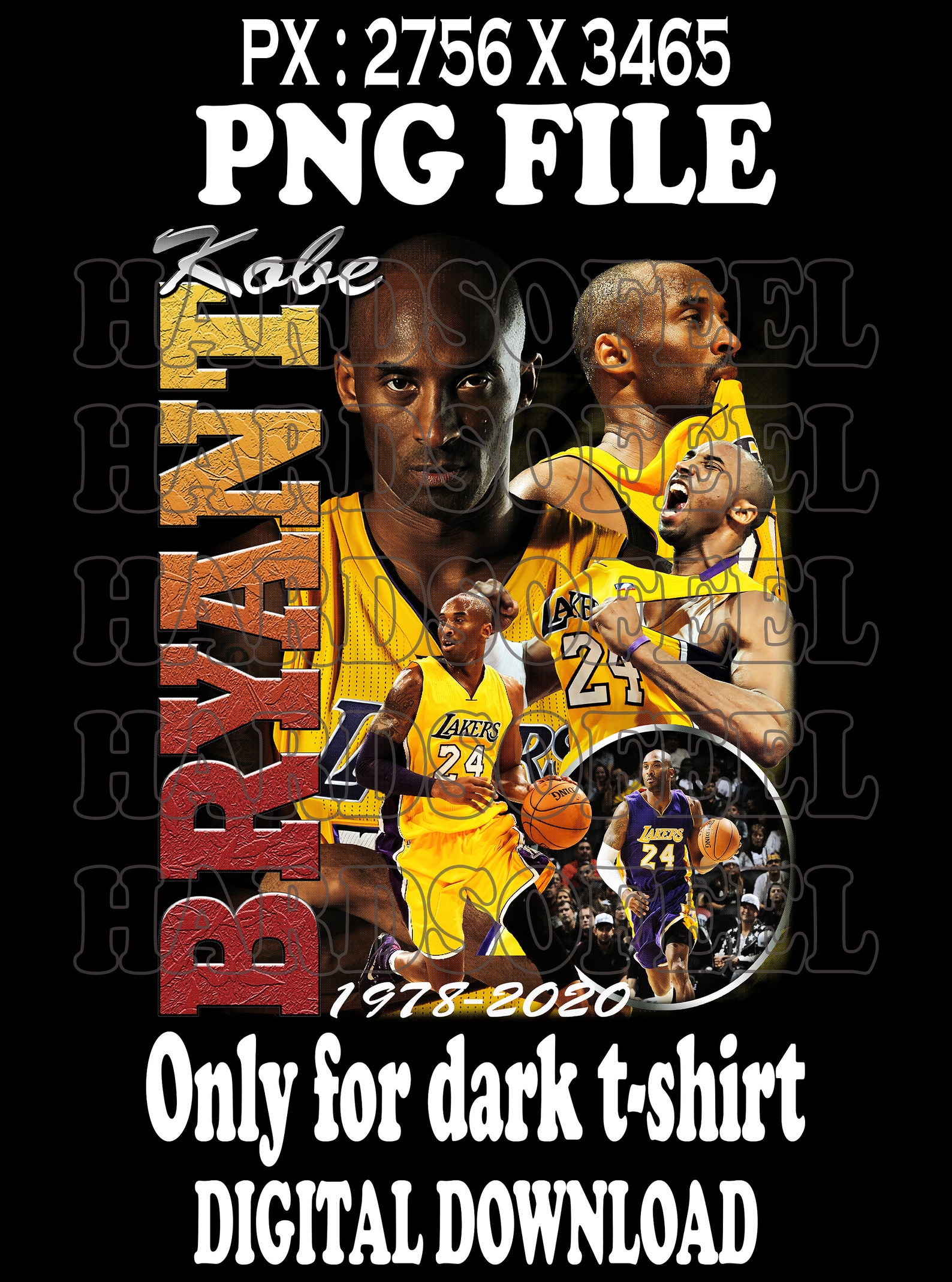 Kobe Bryant Png Sublimation Design Download, Kobe Bryant Png, Kobe ...