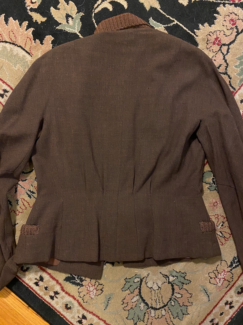 Classic 1950's Suit by Designer Dan Millstein Brown 100% - Etsy