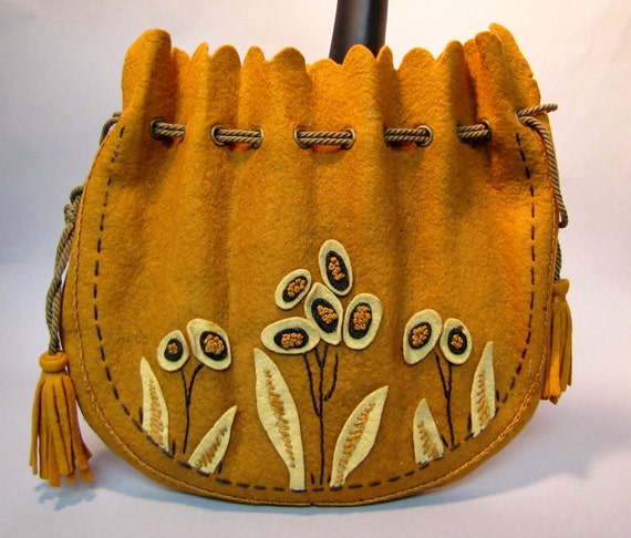 Fabulously Fun Early 1930's ARTS & CRAFTS, Wool Felt … - Gem