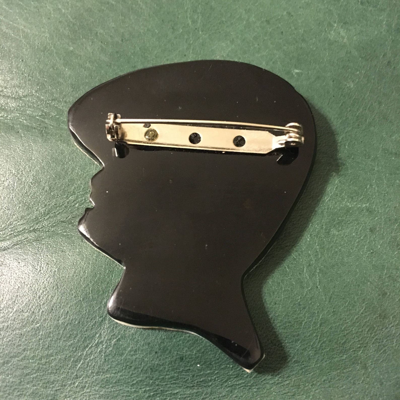 Vintage 80's Lee SANDS Inlaid FLAPPER Brooch DECO Lady - Etsy