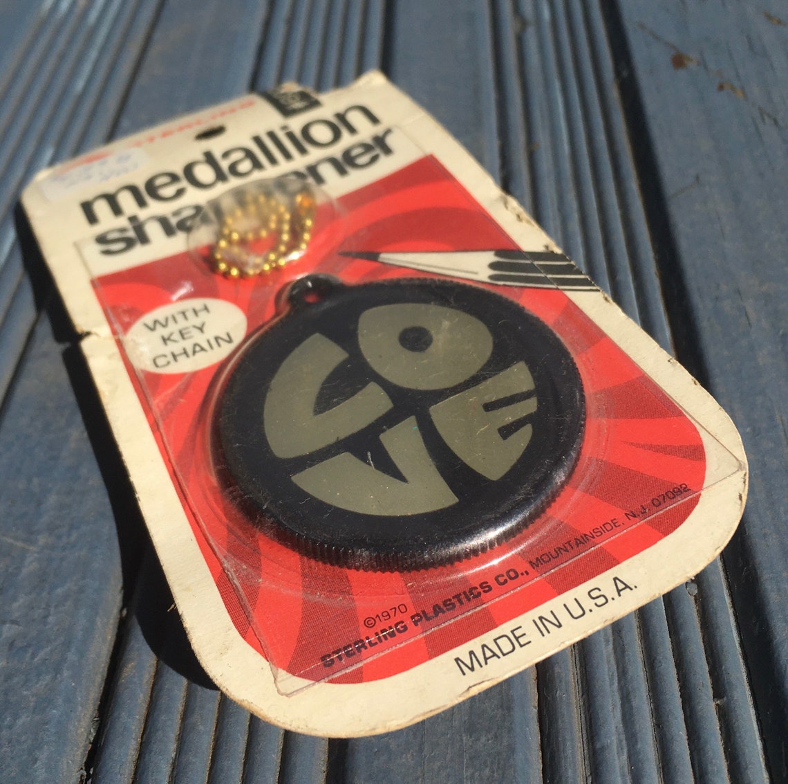 Vintage 1970 LOVE Ankh or Peace Fingers Pencil Sharpener | Etsy