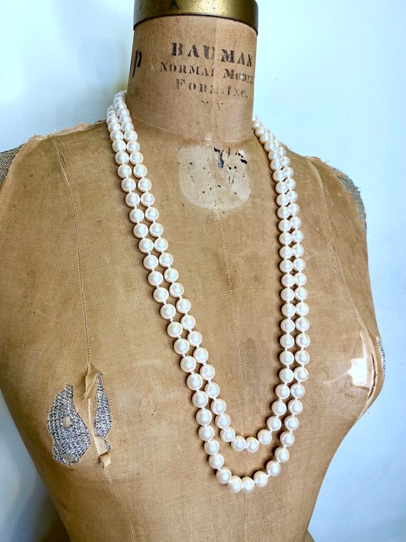 Lovely Double Strand of PEARLS, Multi Strand Pearl Ne… - Gem