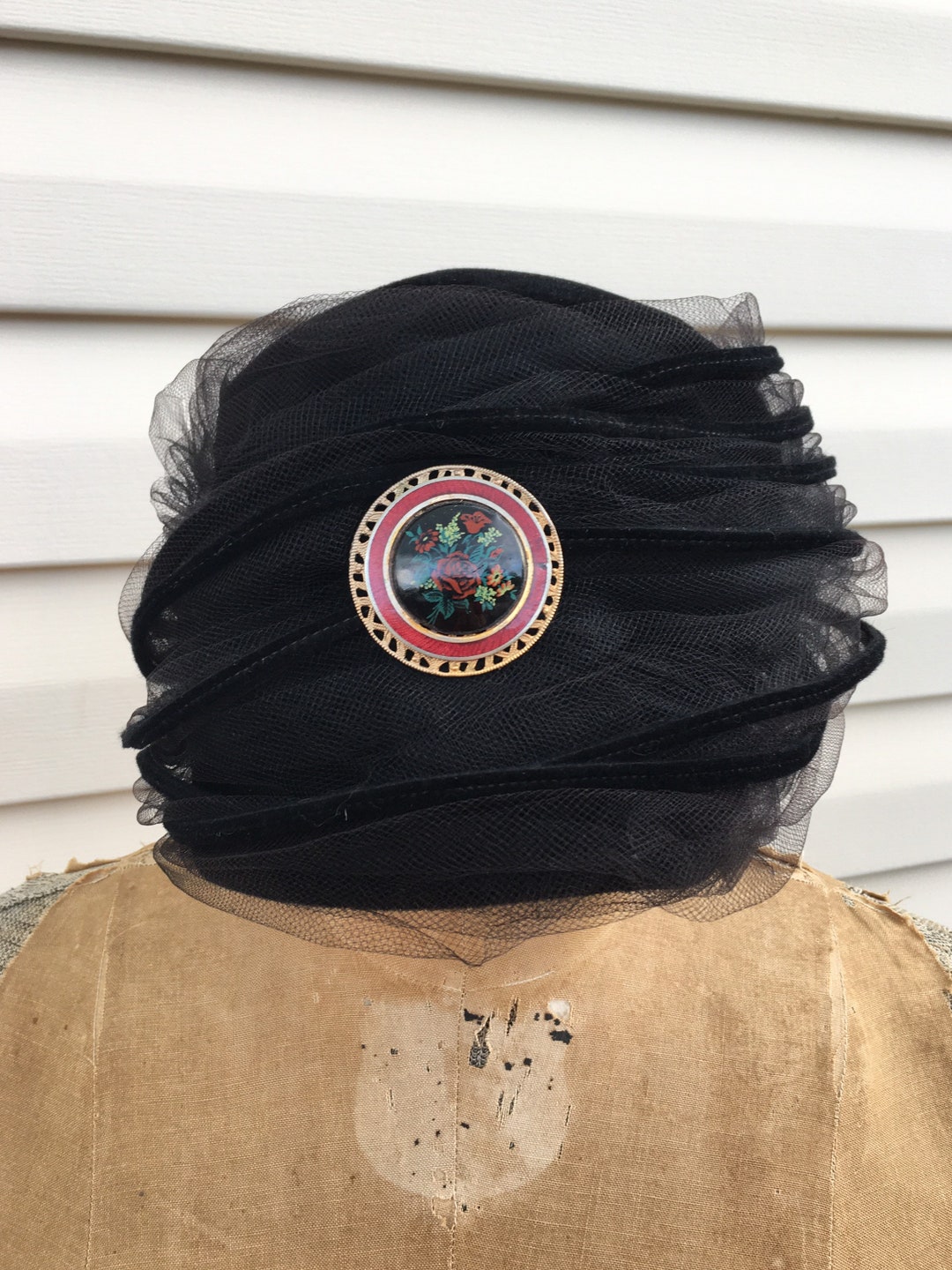 50s/60s "g. Howard Hodge" Designer Vintage Black Turban Hat - Etsy
