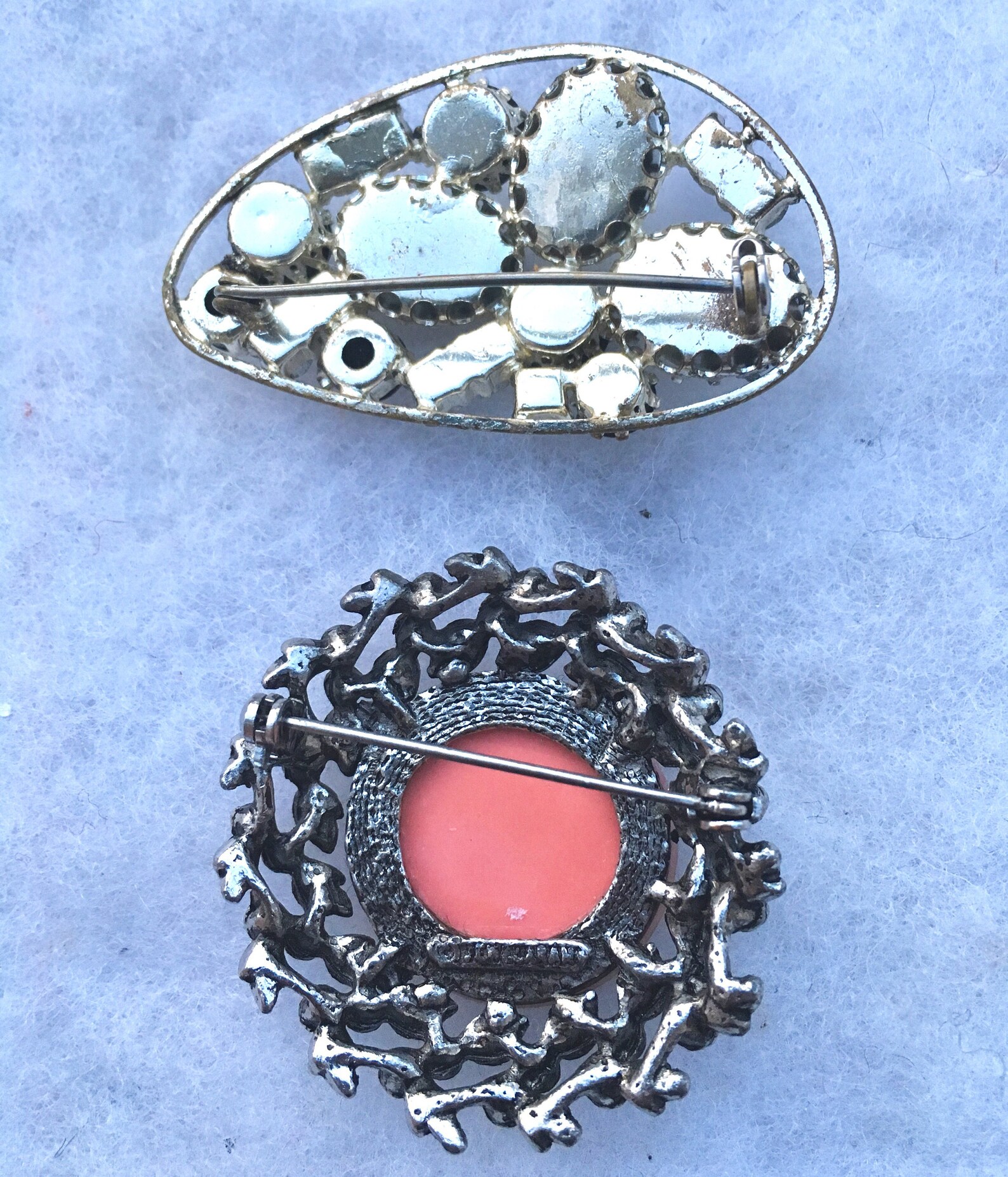 Lot of 2 Vintage 1960's Pins 60's PINK JEWELARAMA / - Etsy