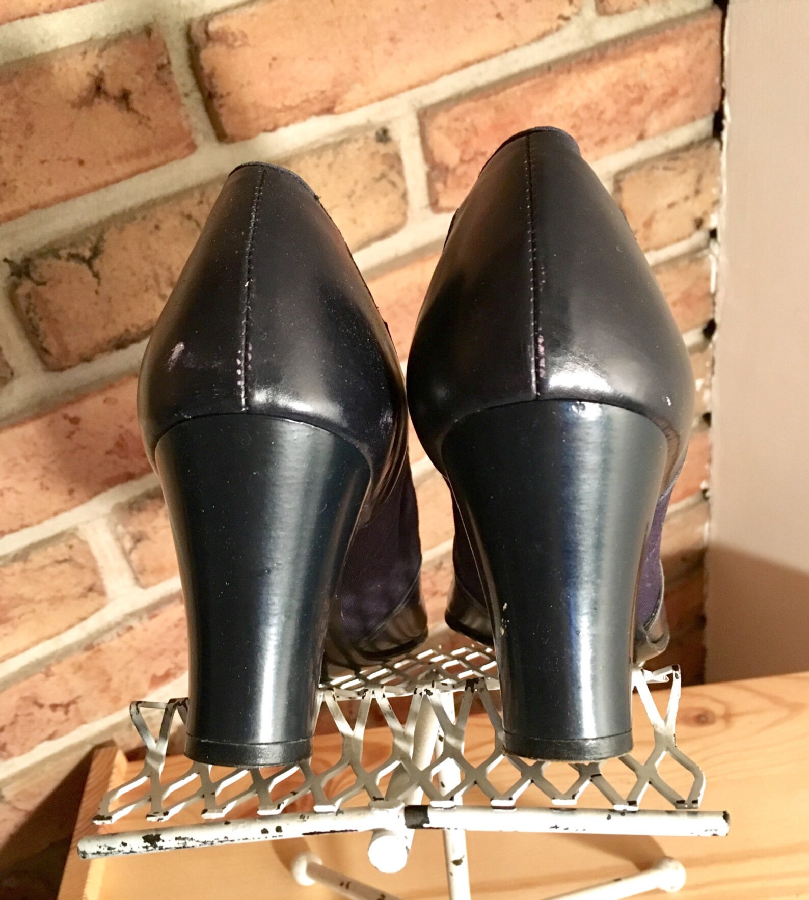 Unworn 1920's Leather & Faille FLAPPER High Heel Shoes / - Etsy