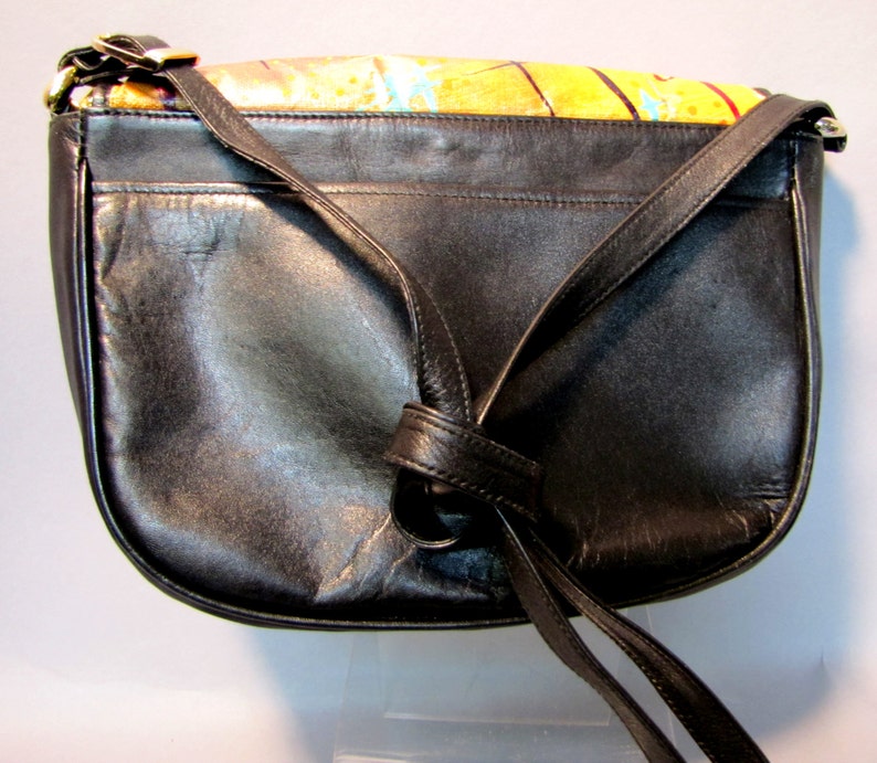 Hand PAINTED "brush Strokes" Purse Vintage 1990s HIPSTER Purse CROSS ...