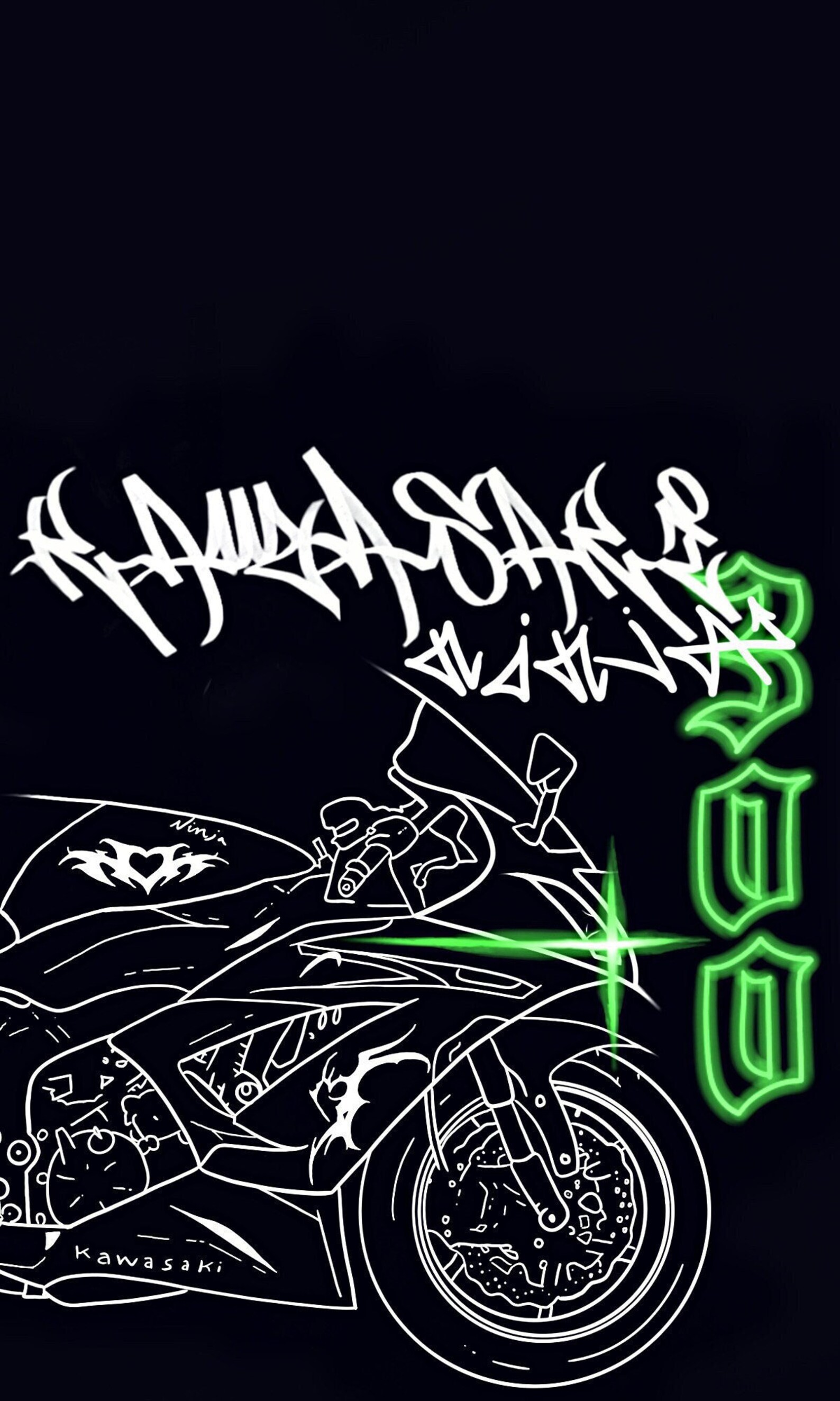 Kawasaki Ninja 300 Printable - Etsy
