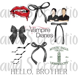 Vampire Diaries Svg - Etsy