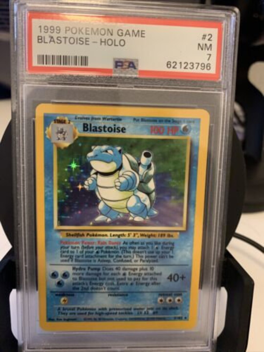 Pokemon Blastoise Base Set 1999 Unlimited Holo Rare 2 PSA 7 - Etsy