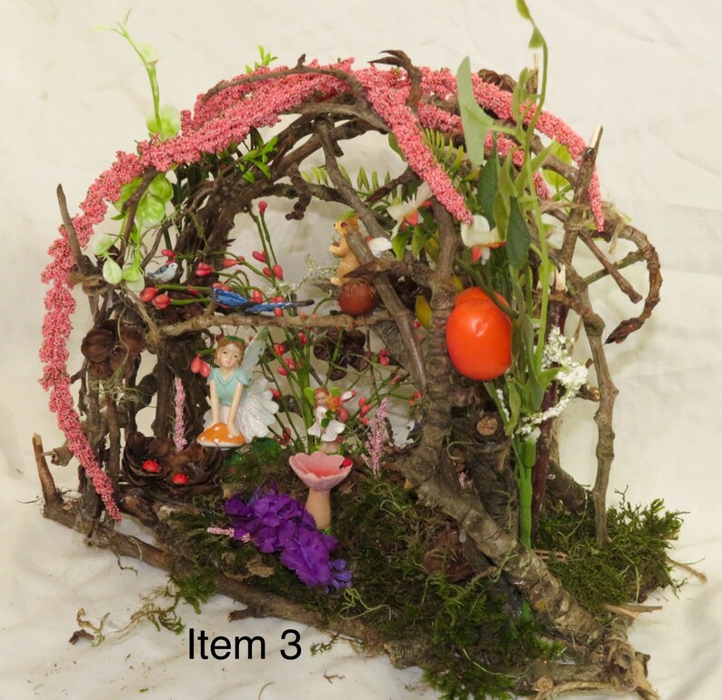 Fairy House 3 Rustic Handmade - Etsy