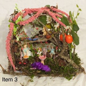Fairy House 3 Rustic Handmade - Etsy