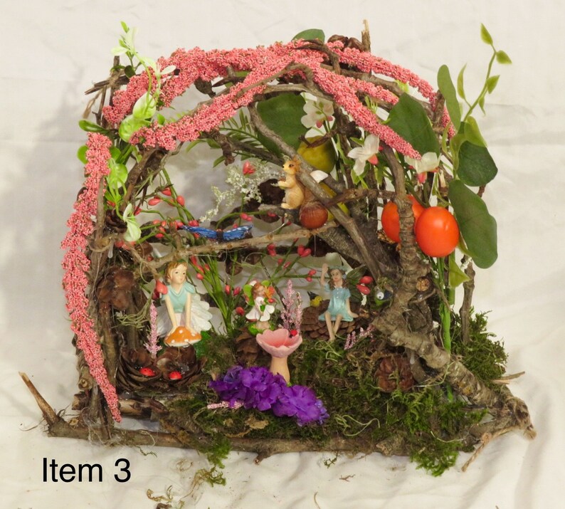 Fairy House 3 Rustic Handmade - Etsy
