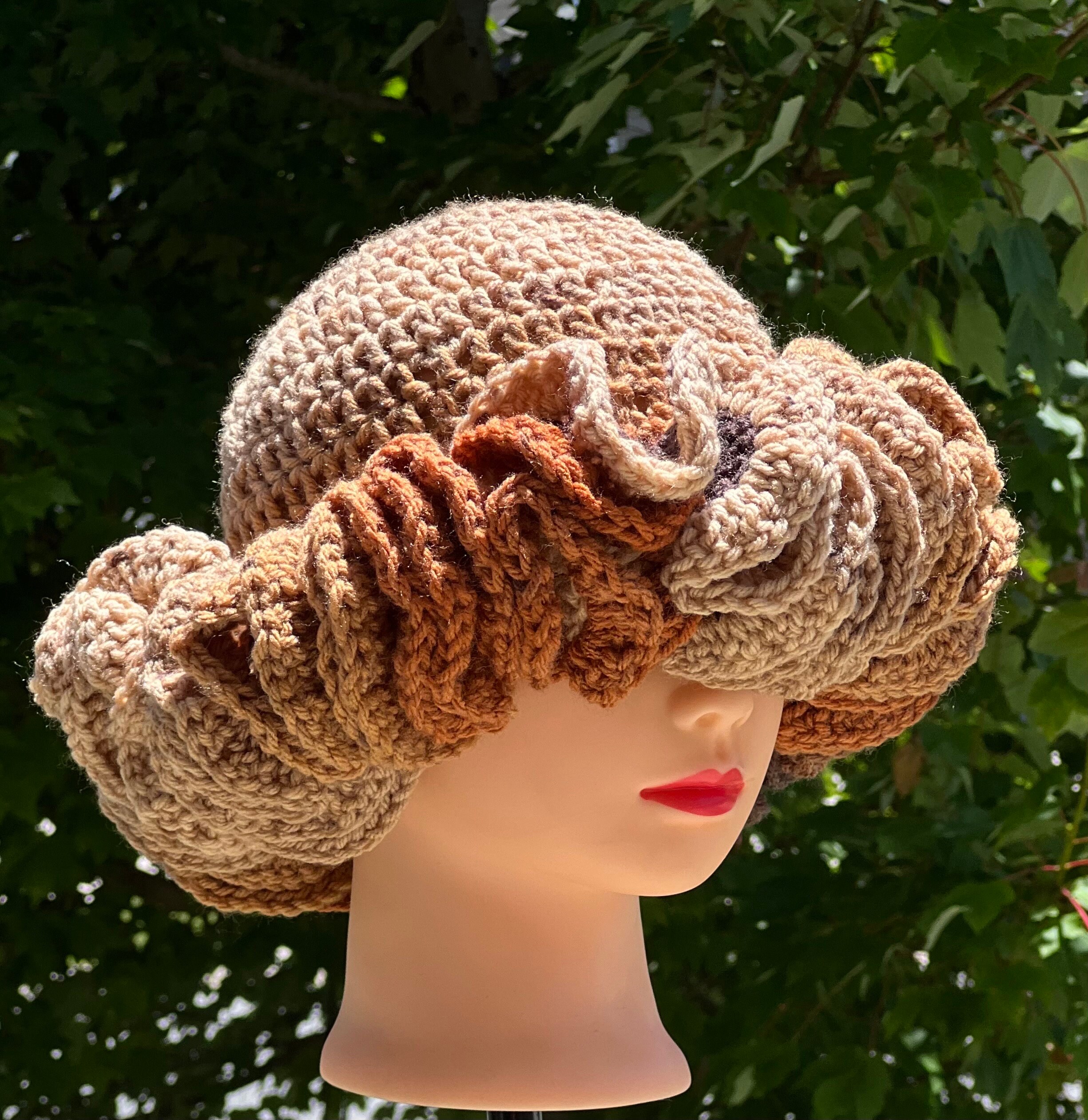 Crochet Ruffle Hats - Etsy