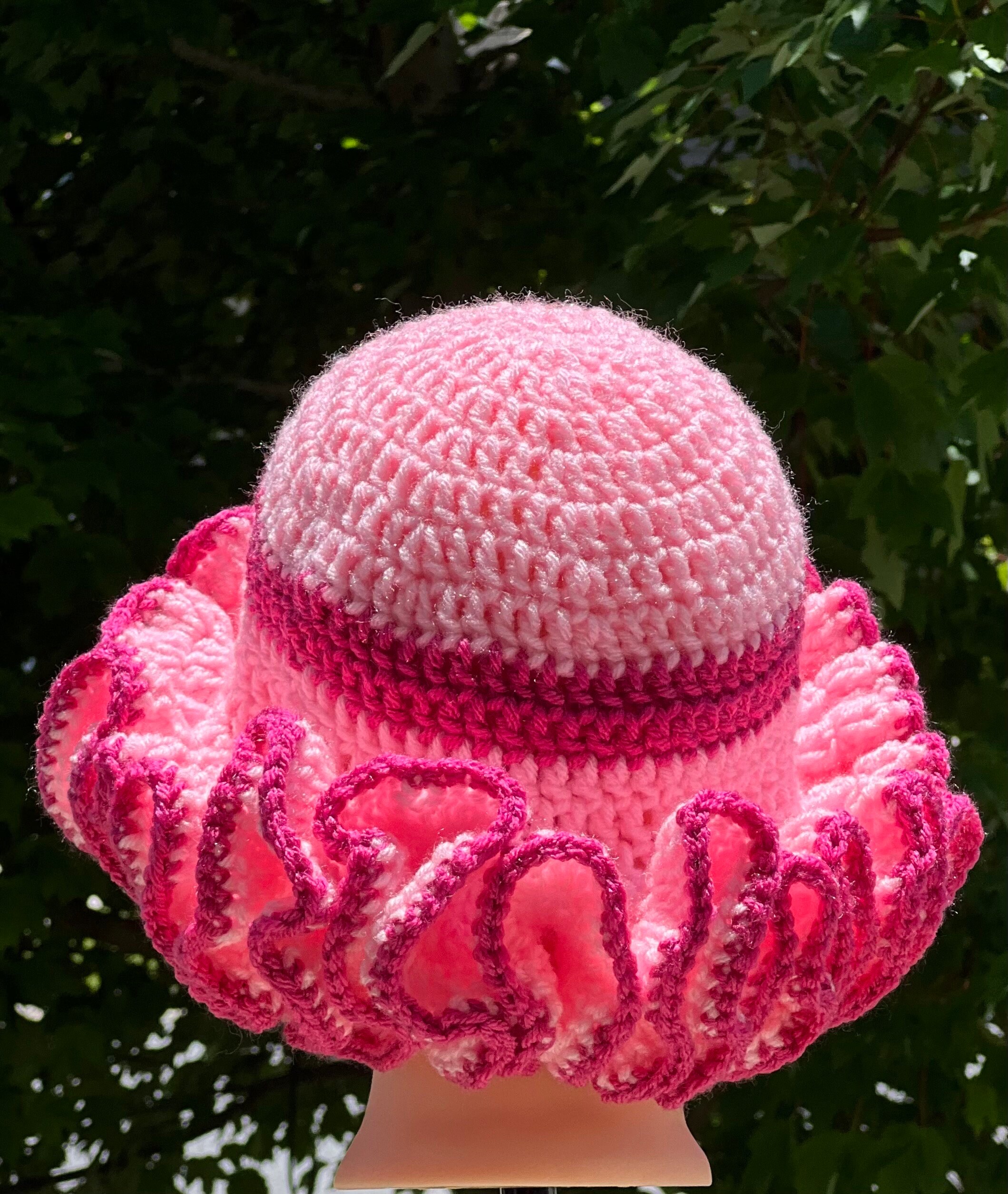 Crochet Ruffle Hats - Etsy