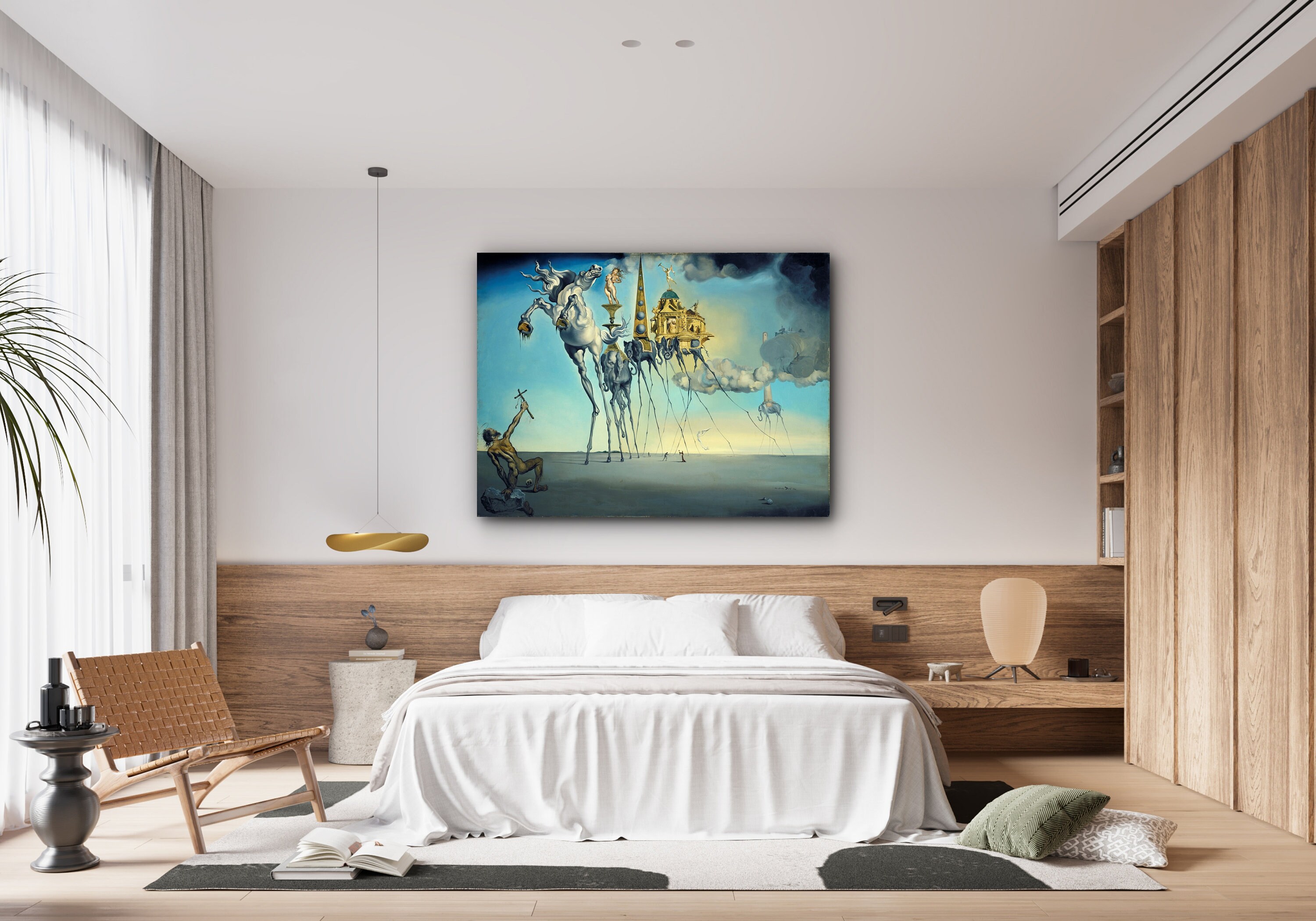 Salvador Dalí the Temptation of St. Anthony Canvas Print, Dalí Canvas ...