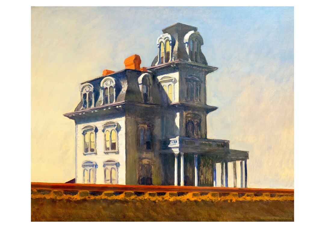 Edward Hopper (house by the Railroad) Canvas Prints, Hopper Canvas ...