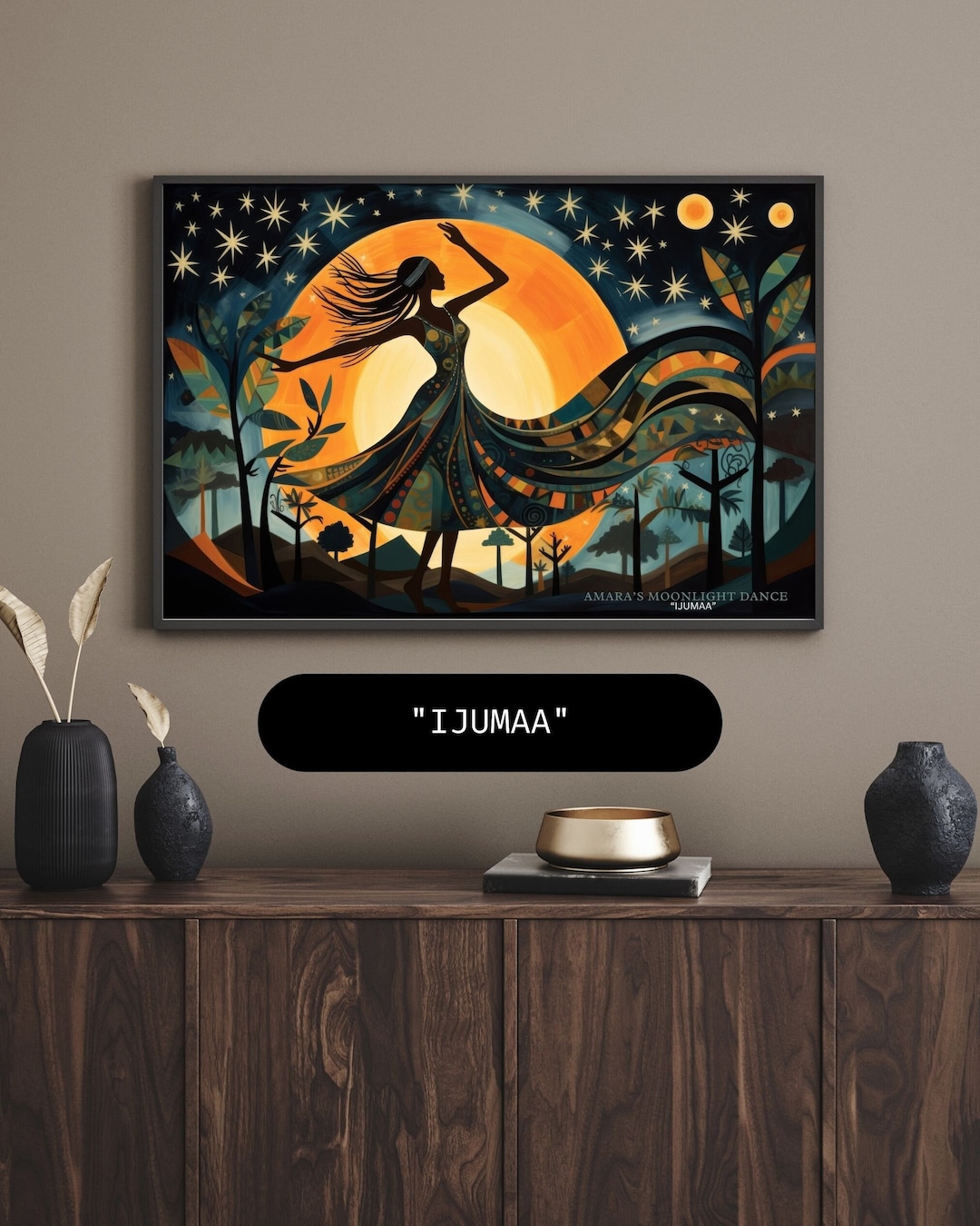 Amara's Moonlight Dance | African Woman Dancer | Cultural Dance ...