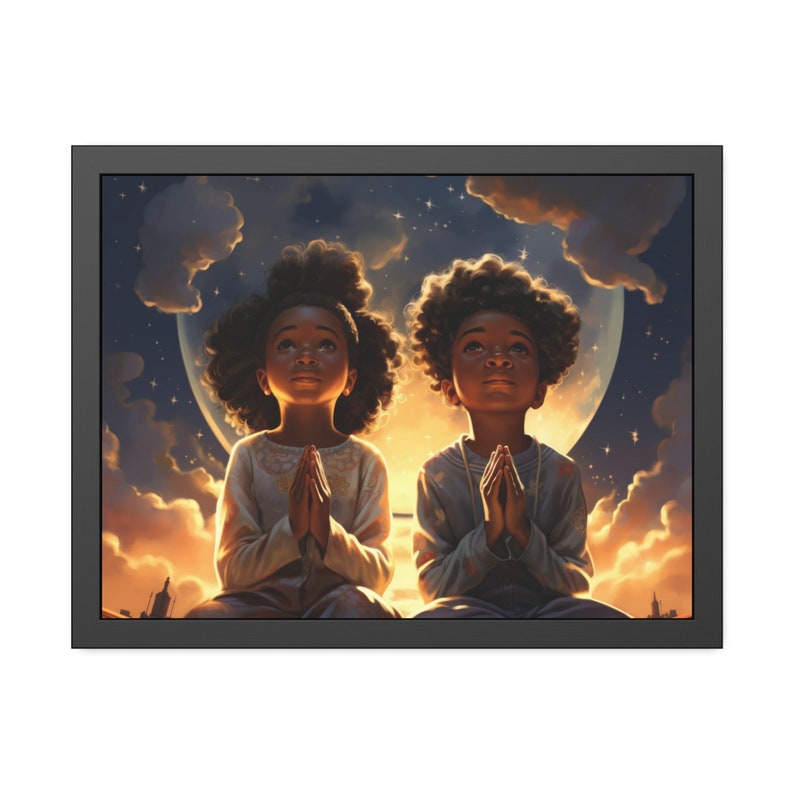 Praying for Our Family | African-american Boy and Girl Praying ...