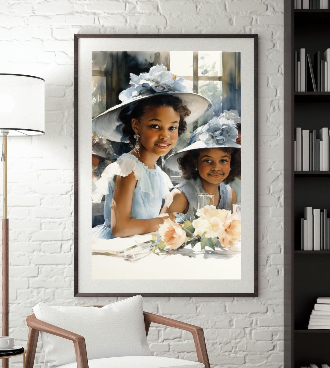 Future Tea Ladies | High Tea | Black Girl Art | Vintage Tea | Vintage ...