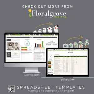 Halloween Planner Google Sheets, Digital Halloween Party Planning ...