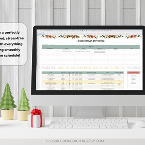 Christmas Potluck Food Manager, Christmas Potluck Sign up Sheet Google ...
