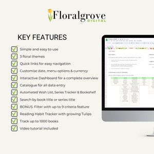 Digital Reading Journal Google Sheets Personal Library, Book Review ...