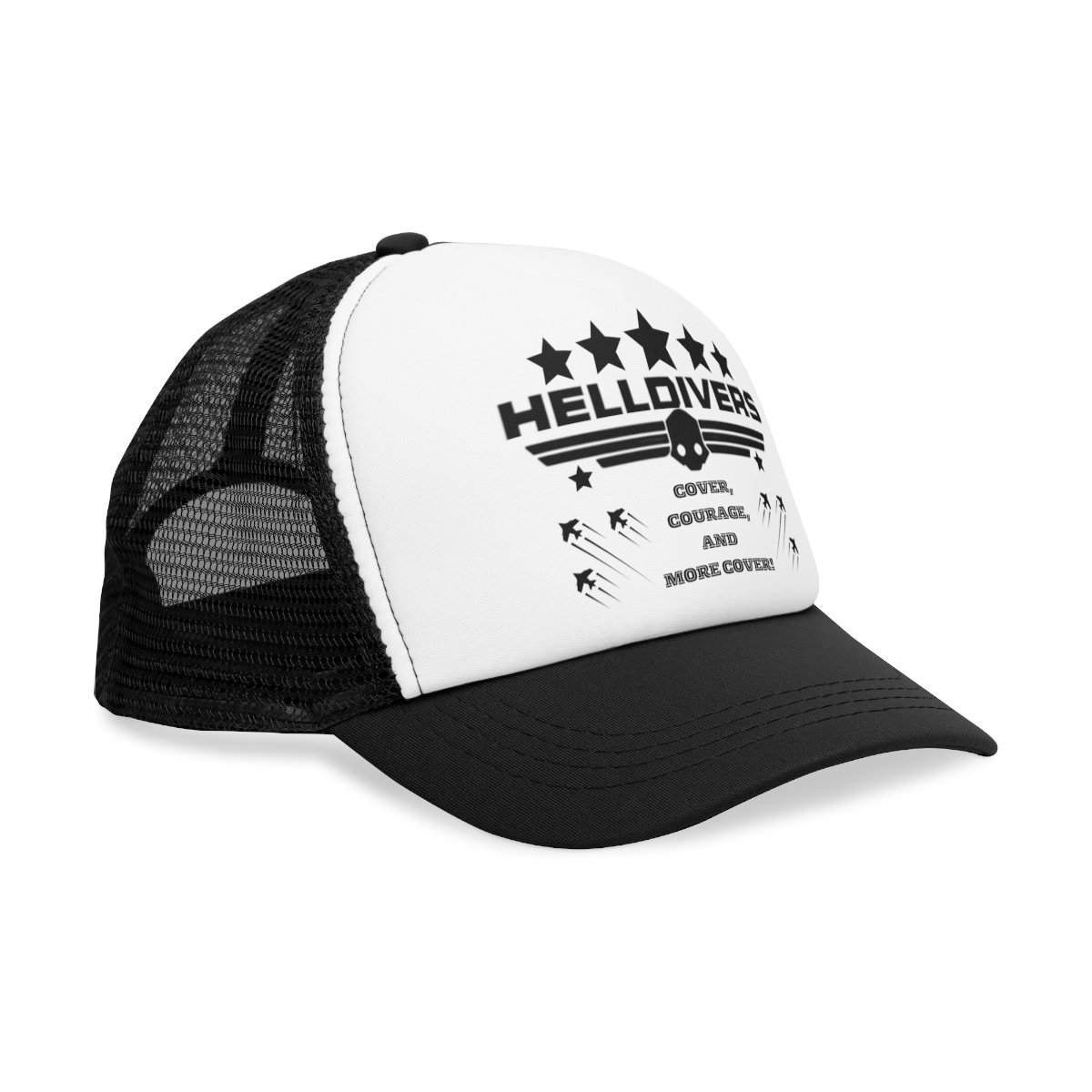 Custom Helldivers Hat, Helldivers 2 Mesh Cap, Helldivers Merch for ...