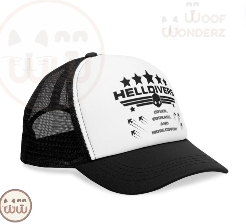 Custom Helldivers Hat, Helldivers 2 Mesh Cap, Helldivers Merch for ...